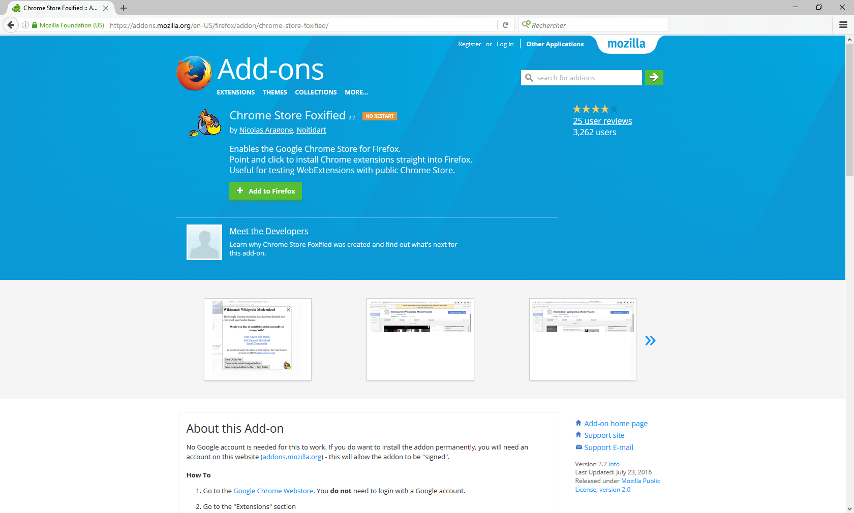 Comment installer des extensions Chrome sur Firefox Comment installer des extensions Chrome sur Firefox