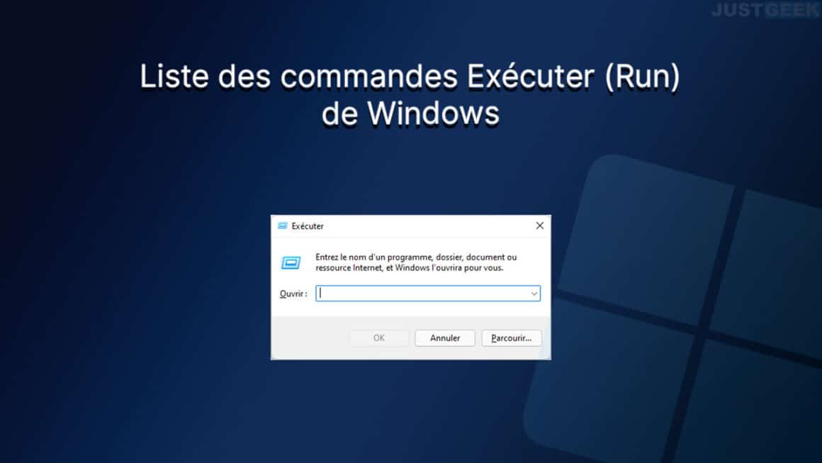 Les commandes Exécuter de Windows : la liste ULTIME Les commandes Exécuter de Windows : la liste ULTIME