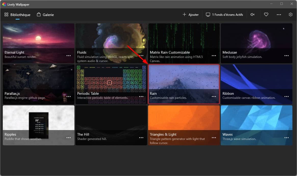 Comment mettre un fond d'écran animé sur Windows 11 Comment mettre un fond d'écran animé sur Windows 11