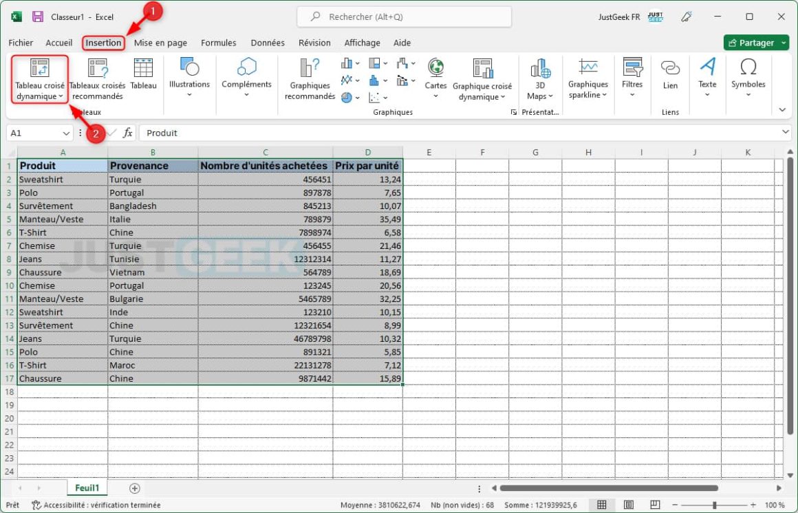 Comment créer un tableau croisé dynamique dans Excel Comment créer un tableau croisé dynamique dans Excel