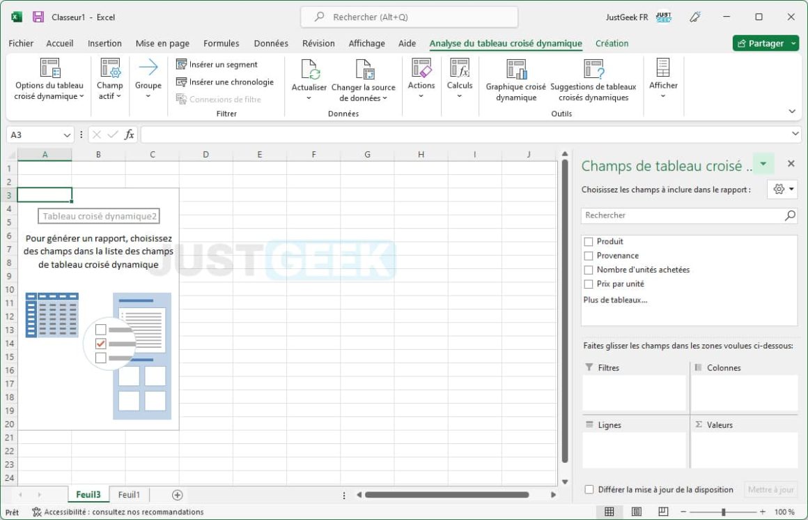 Comment créer un tableau croisé dynamique dans Excel Comment créer un tableau croisé dynamique dans Excel