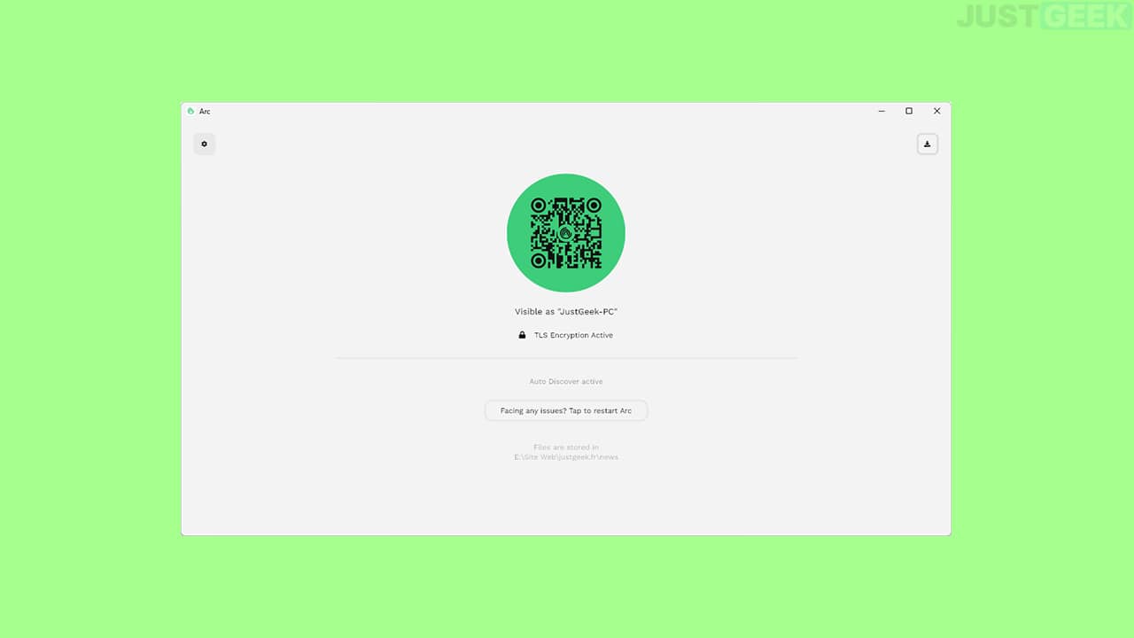 Arc, l’application de partage de fichiers facile et gratuite - korbens Arc, l’application de partage de fichiers facile et gratuite - korbens