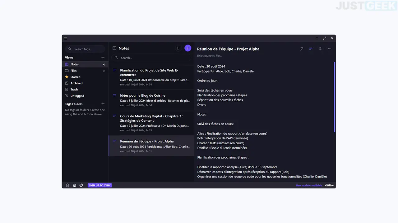 Standard Notes : une application de prise de notes gratuite et sécurisée Standard Notes : une application de prise de notes gratuite et sécurisée